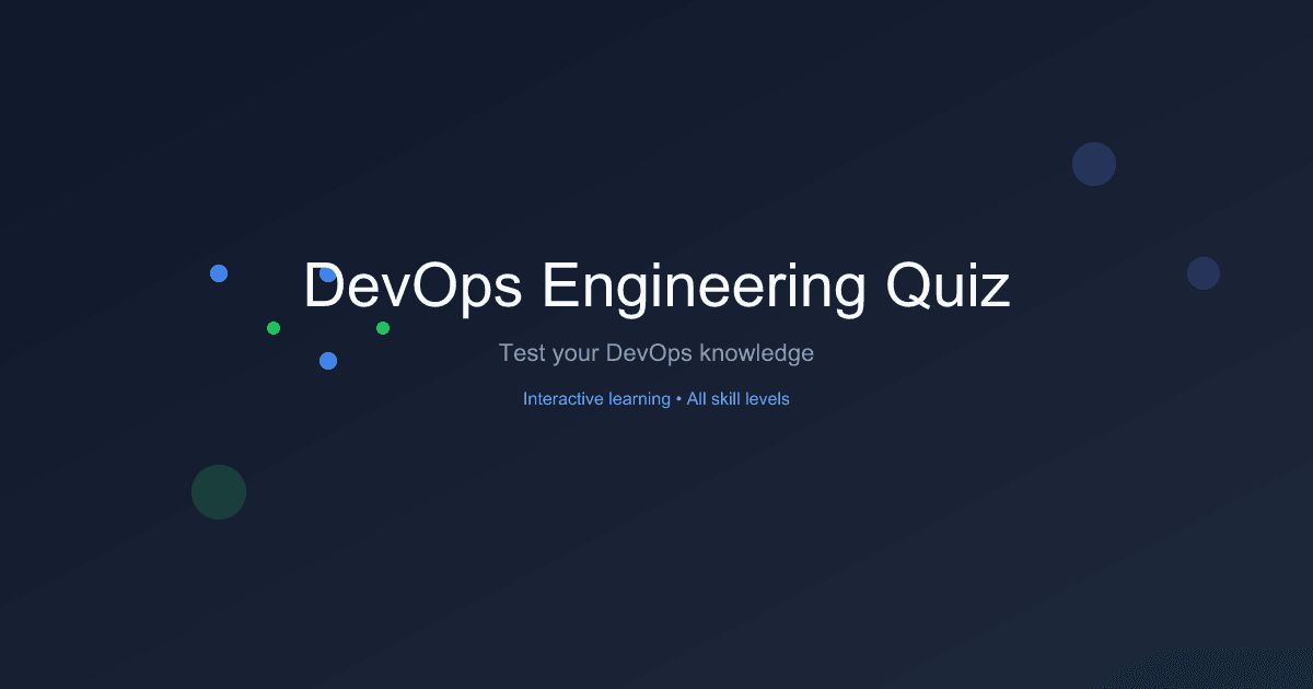 DevOps Engineering Quiz - Learn DevOps | DevOps Daily
